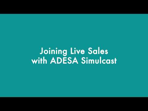 ADESA.ca - Joining Simulcast Sales