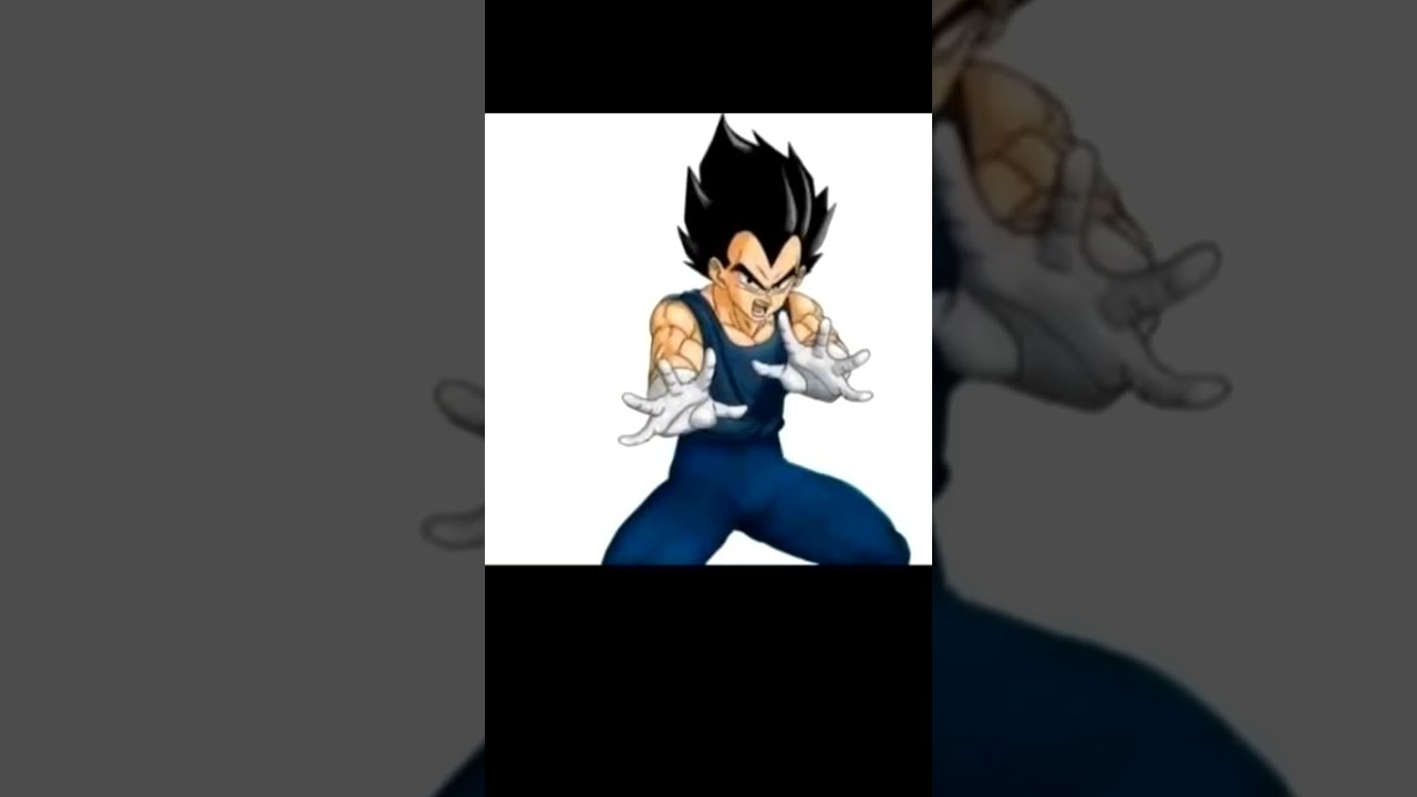 Why is vegeta Scared of a peanut Original #dragonball #memes #disney #funny