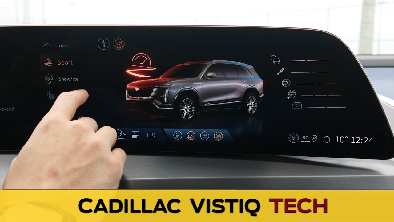 Media Screen in the Cadillac Vistiq // Connecting Phones, Charging, Nav Reboot and more!