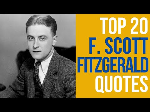 Top 20 F. Scott Fitzgerald Quotes (Author of The Great Gatsby) | Daily-Quotes