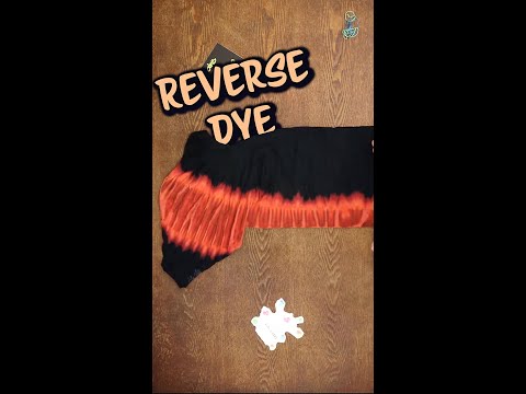 Reverse Dye Y on a Navy Blue T #Shorts