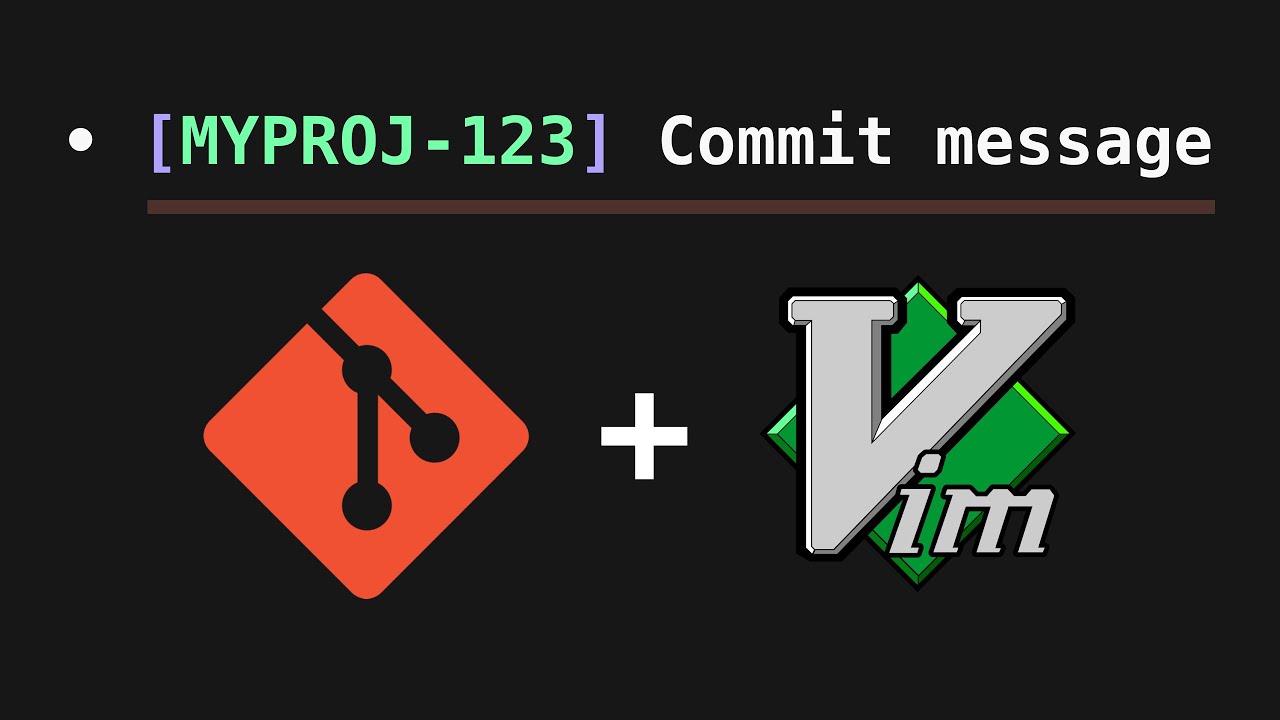 Using Vim to EASILY Format Git Commit Messages