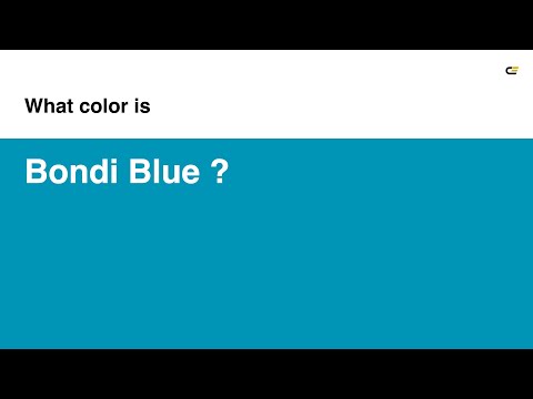 Bondi Blue color #0095b6 hex color - Blue color - Warm color 0095b6