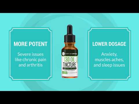 300mg to 4,000mg Pure CBD Oil Tinctures For Sublingual Administration