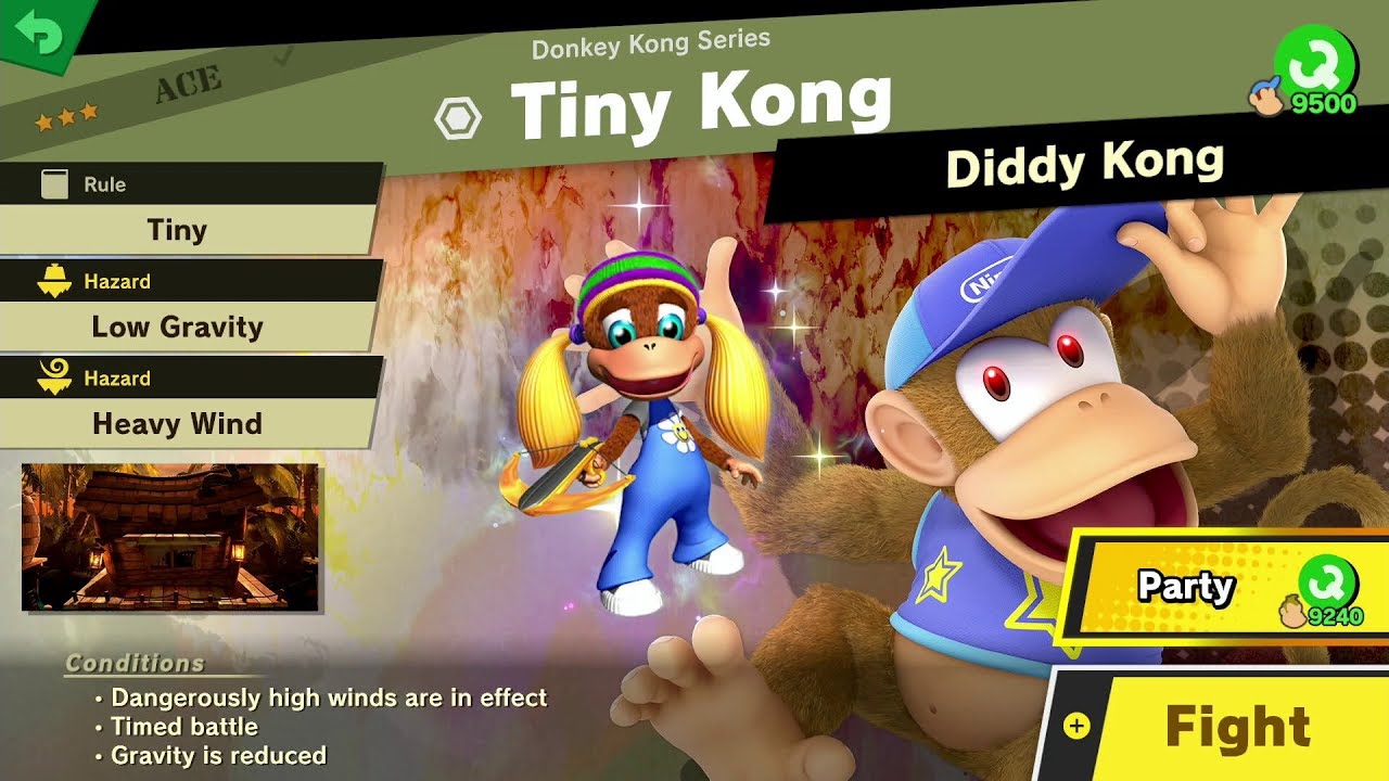 148. Tiny Kong - Fair Spirit Battle - Super Smash Bros. Ultimate