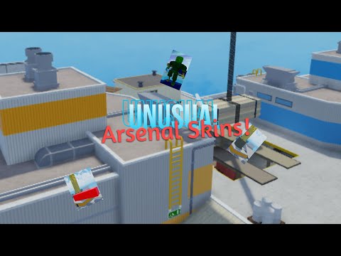 Unusual Developer skins in Roblox Arsenal!