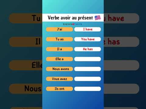 Verbe Avoir Au Présent en Anglais #anglaisfacile #anglaisenligne #apprendreanglais #parleranglais