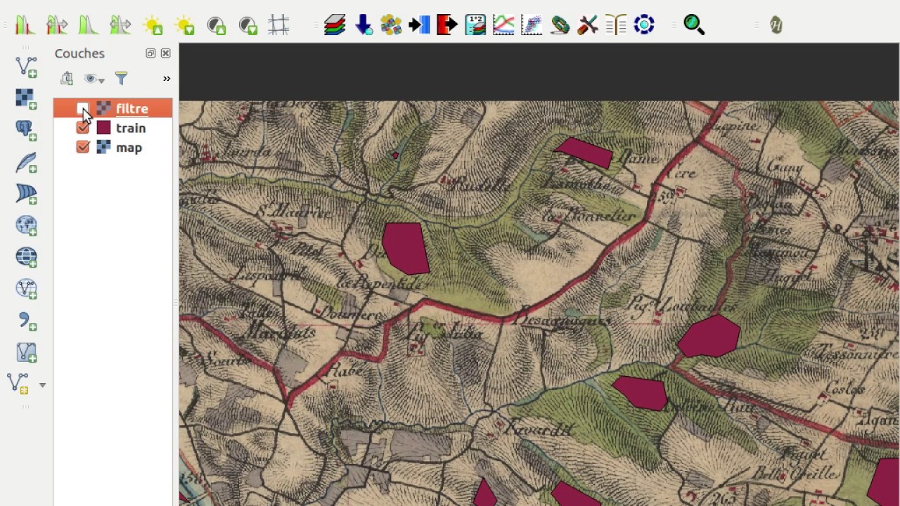 Demo Historical Map - Qgis plugin