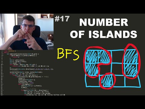 LeetCode Day 17 - Number of Islands (Grid BFS Algorithm)