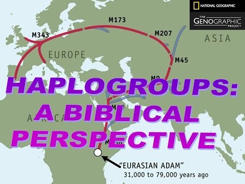 Haplogroups - A Biblical Perspective