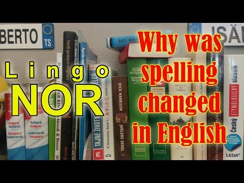One Minute Linguistics with LingoNor - A certain English spelling change