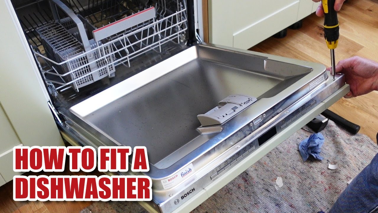 How to install a Bosch integrated DISHWASHER
