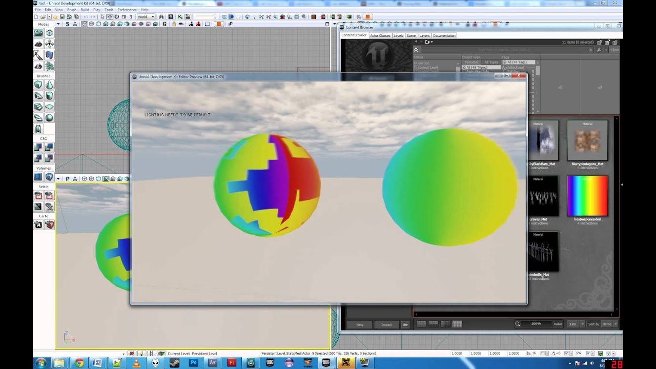 UDK Translucent two sided material back face problem