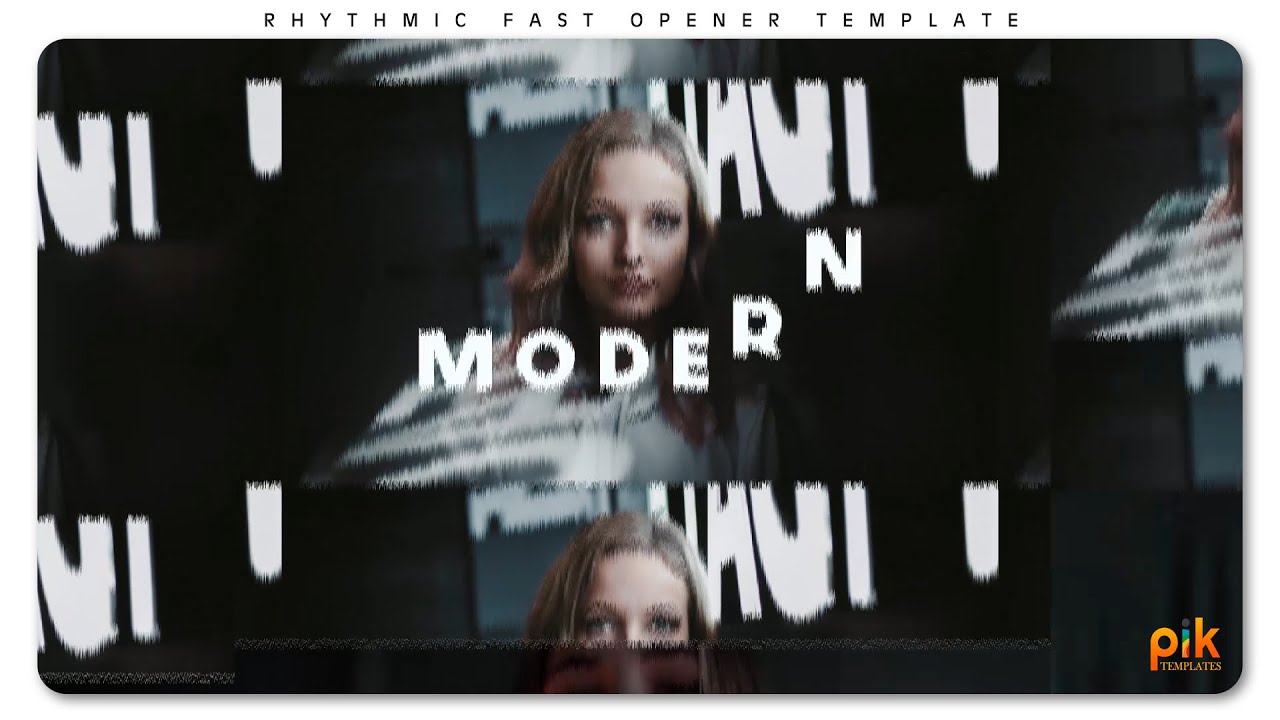 Free After Effect Opener Template #10 - Rhythmic Fast Opener | Pik Templates