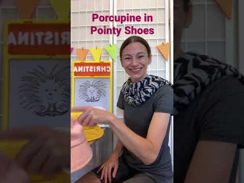 Porcupine in Pointy Shoes | Rhyme for Picking and Choosing | Use Instead of Eeny Meeny Miny Mo