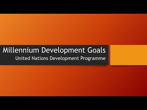 millennium development goals ppt
