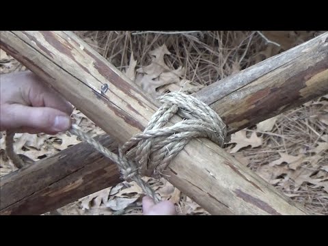 Filipino Diagonal Lashing – SCOUT PIONEERING