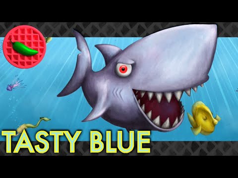 FEAR THE HUNGER-FISH! -- Let's Play Tasty Blue (Local Co-op)(Steam PC Gameplay)