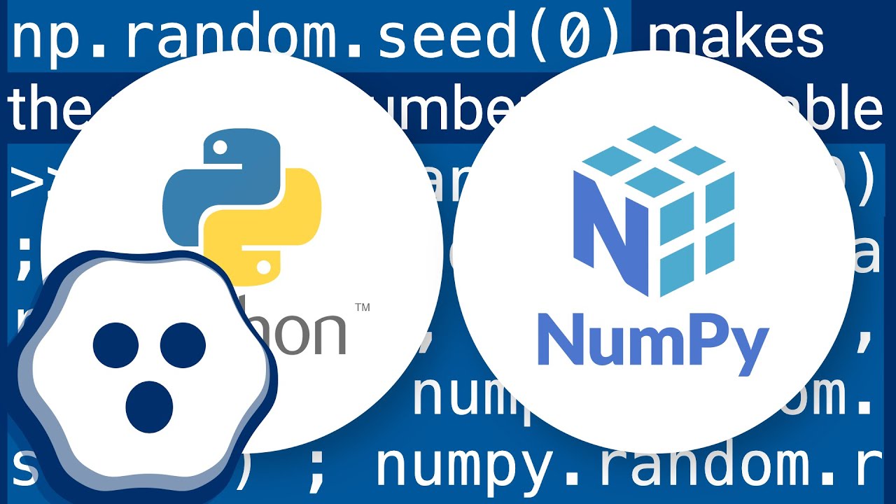What does numpy.random.seed(0) do?