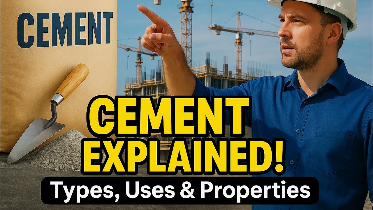 Cement in Civil Engineering – Types, Uses & Properties Explained