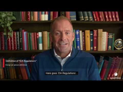 "EIA Regulations" - Legal Definition