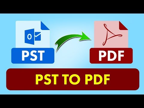 Can You Convert PST Files to PDF | Save Outlook to PDF Acrobat with Attachments