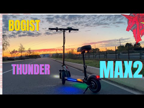 Review of the BOGIST Thunder MAX2 Electric Scooter: Redefining Power and Comfort!