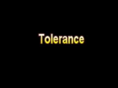 What Is The Definition Of Tolerance