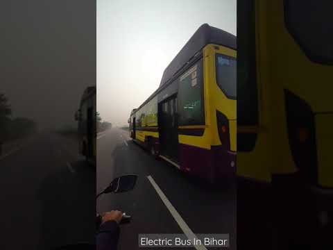 Electric Bus In Bihar on Highway | BSRTC Electric Bus | Good News for Patna Bihar | #shorts
