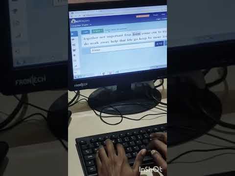 55WPM😍✌CPCT typing test Exam 2023 #cpctexam2022
