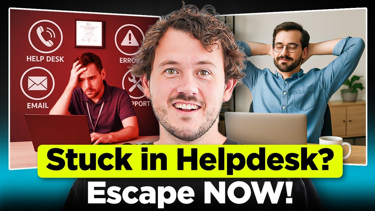 The Real Reason You’re Stuck in Helpdesk (And How to Escape It)