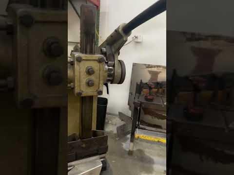 I modified an old arbor press to make brackets quicker