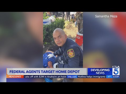 Federal immigration raid targets Home Depot in Hollywood