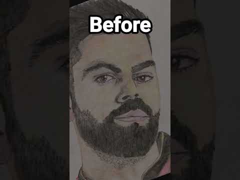 Previous drawing vs recent drawing - Artist Ravi Ranjan