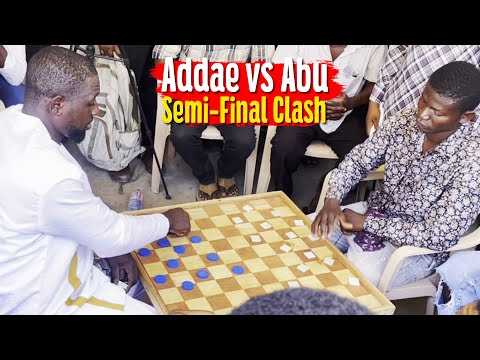 Abu National Vs Addae Semi Final at the 2024 Lapaz Draughts Competition. Clash Of the Titans