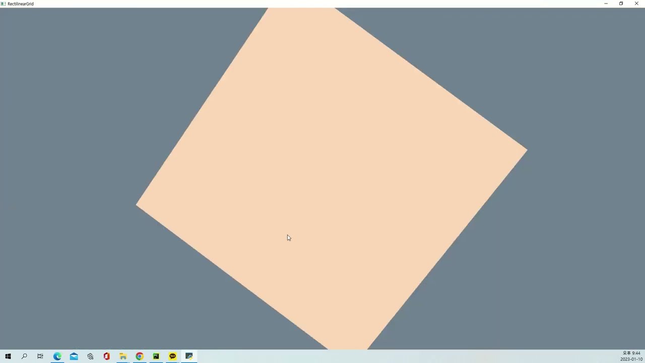 VTK Python Example - RectilinearGrid