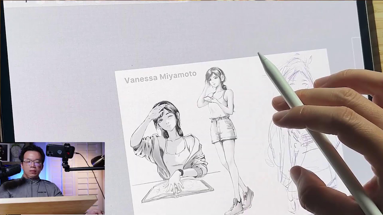 1.8.25 Live Draw Original Character Lineart Practice