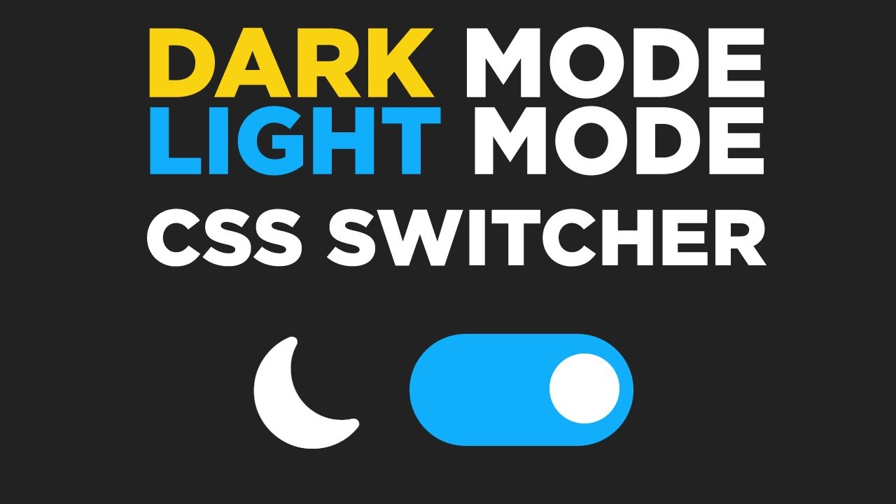 CSS and JavaScript Light/Dark Theme Toggle - #69