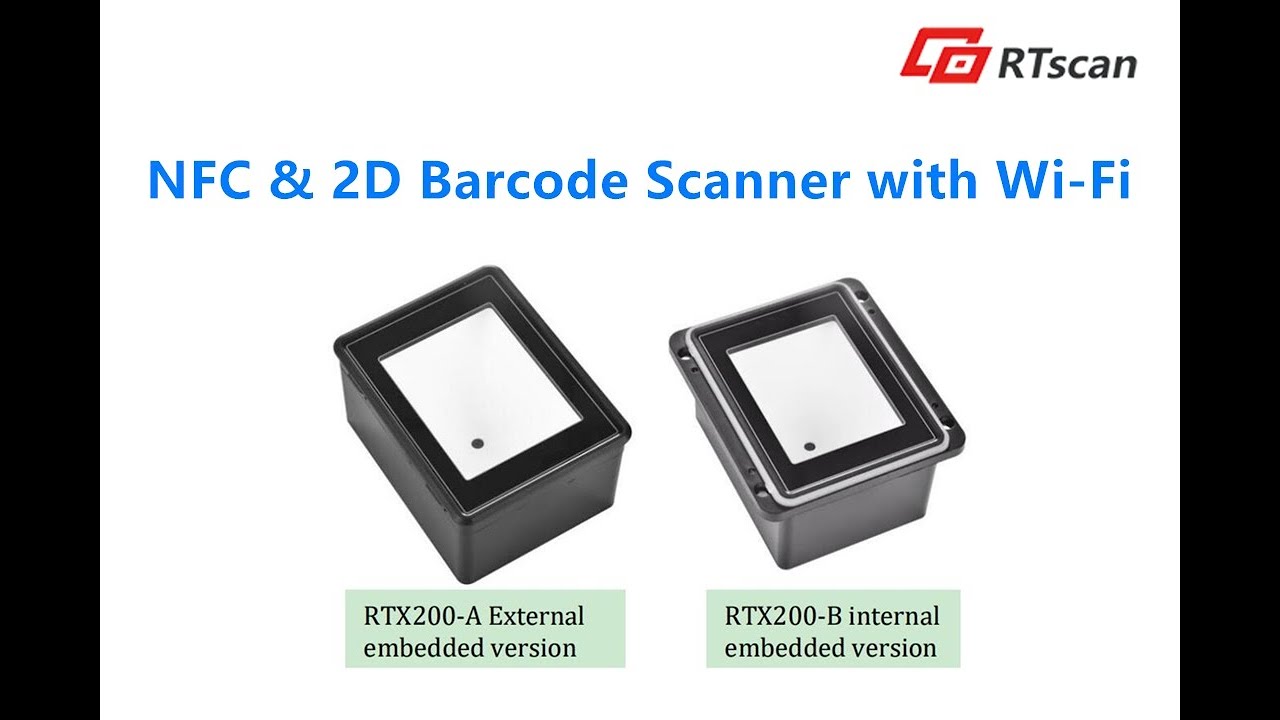 Wireless Wi-Fi NFC & 2D Barcode Scanner