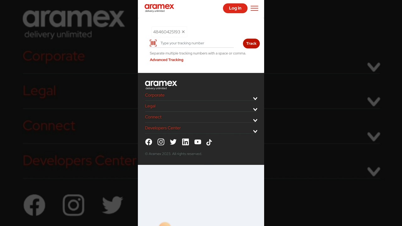 Track Your Shipment On Aramex