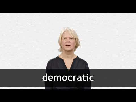DEMOCRATIC definition and meaning | Collins English Dictionary