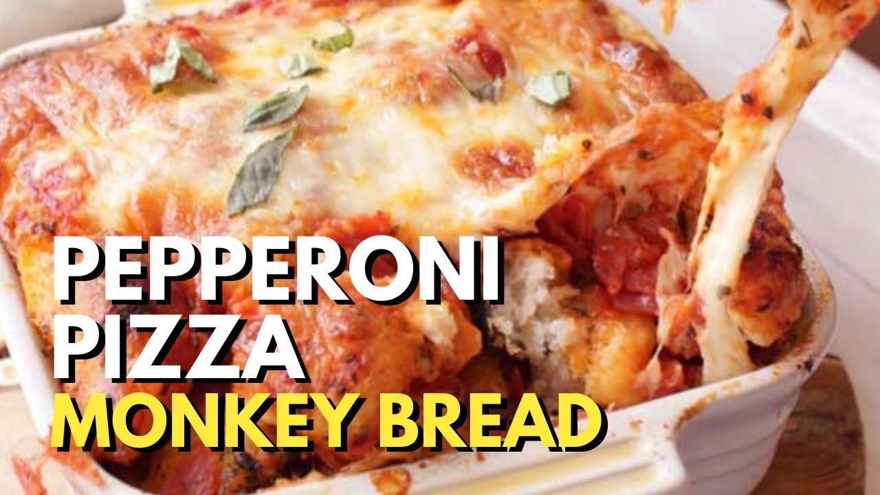 Pepperoni Pizza Monkey Bread Recipe For One