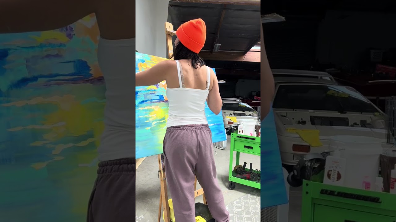 Paint an abstract with me 