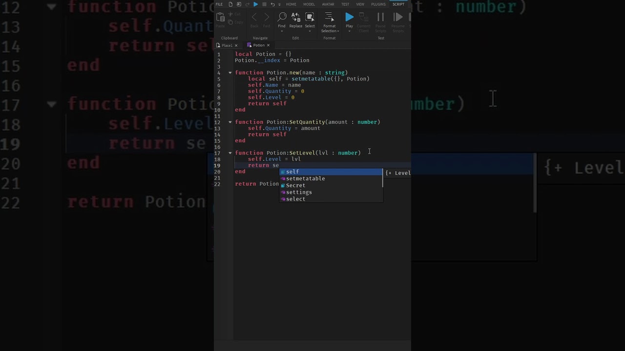 Linked OOP Methods! #roblox #robloxgamedesign #programming