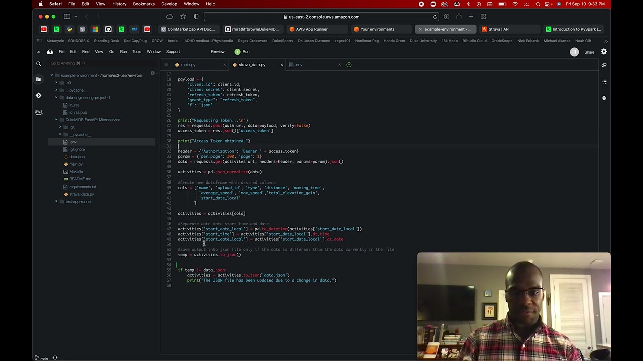 FastAPI: Strava - Data Engineering