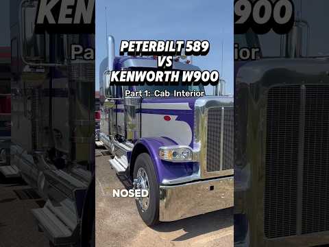 Peterbilt 589 or Kenworth W900: Cabin Interior Comparison.