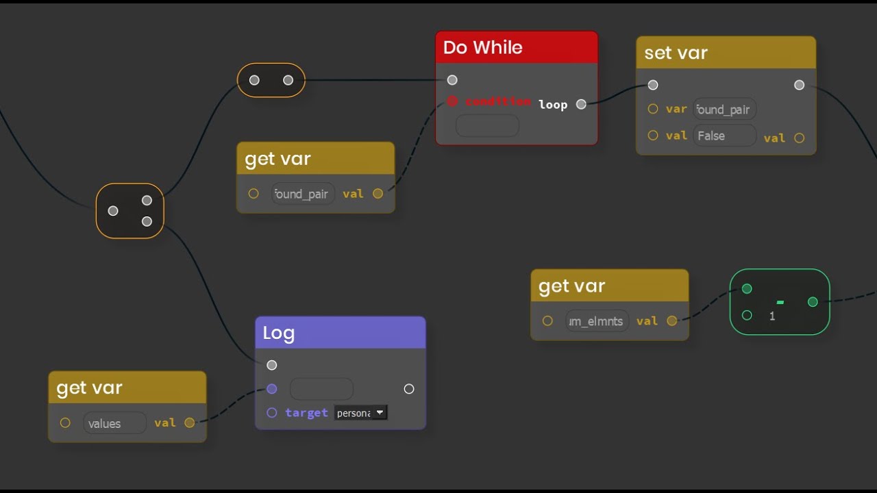 Visually Programming Bubble Sort | Ryven