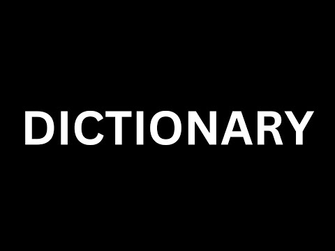 How to Pronounce "Dictionary" in English Language ?How To Say " Dictionary" ?#Dictionary