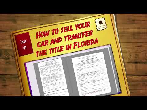 How to sell your car and transfer the title in Florida
