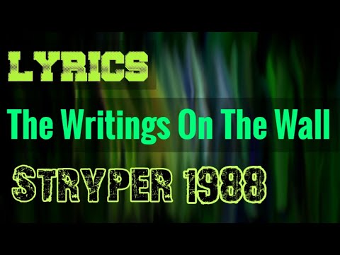 The Writings On The Wall Lyrics _ Stryper 1988